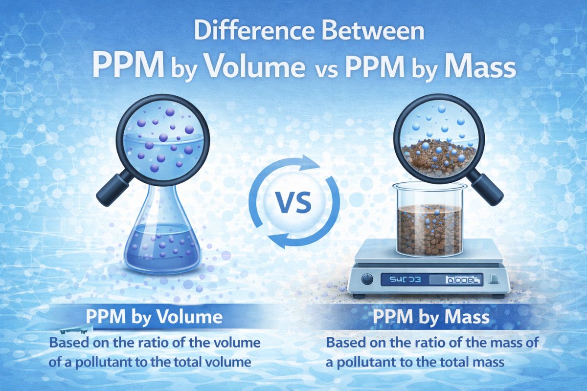 Difference Between PPM By Volume Vs PPM By Mass