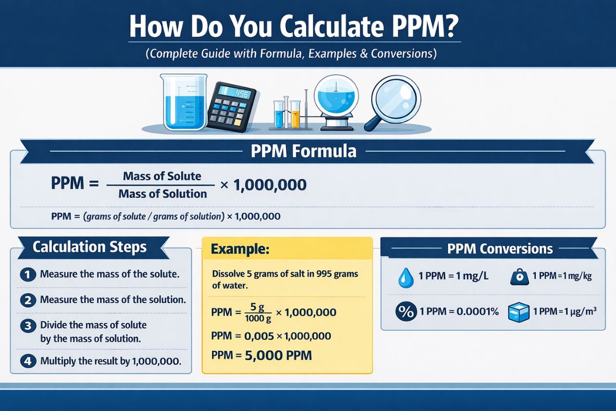 How Do You Calculate PPM? (Complete Guide With Formula, Examples ...