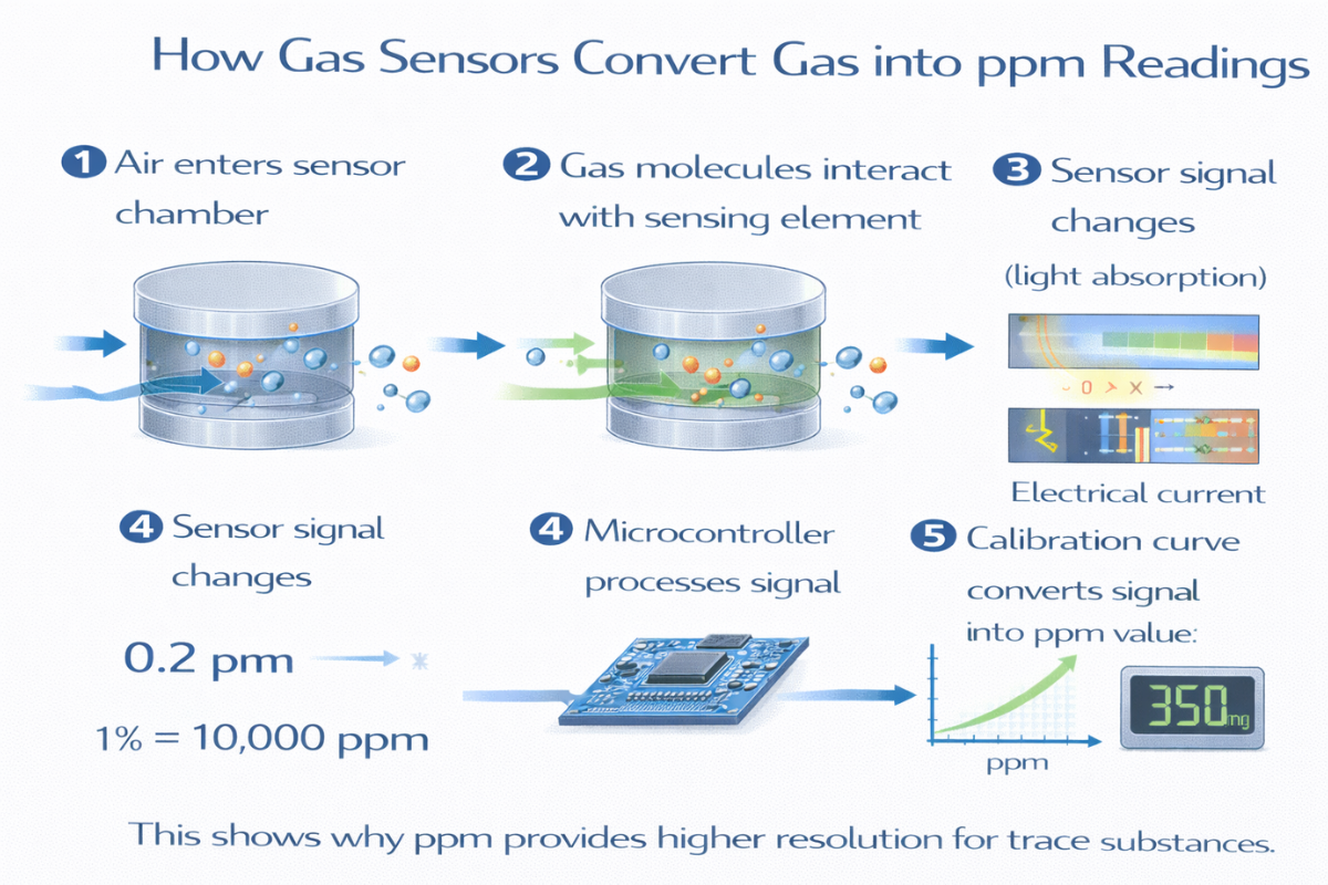 PPM In Gas Sensors: How Technology Detects Minute Gas Concentrations